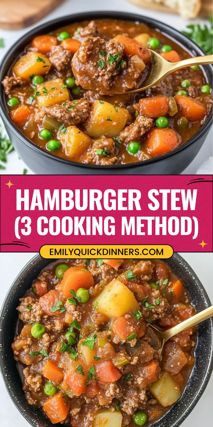 Hamburger Stew Recipe