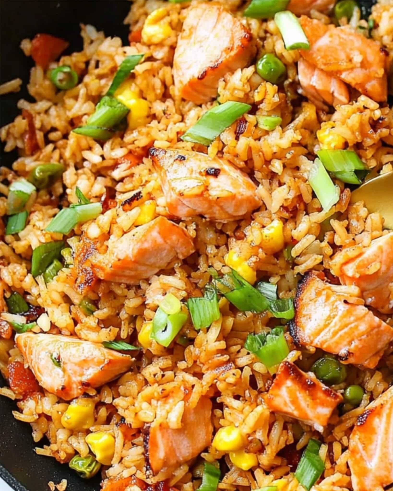 Salmon Fried Rice Recipe