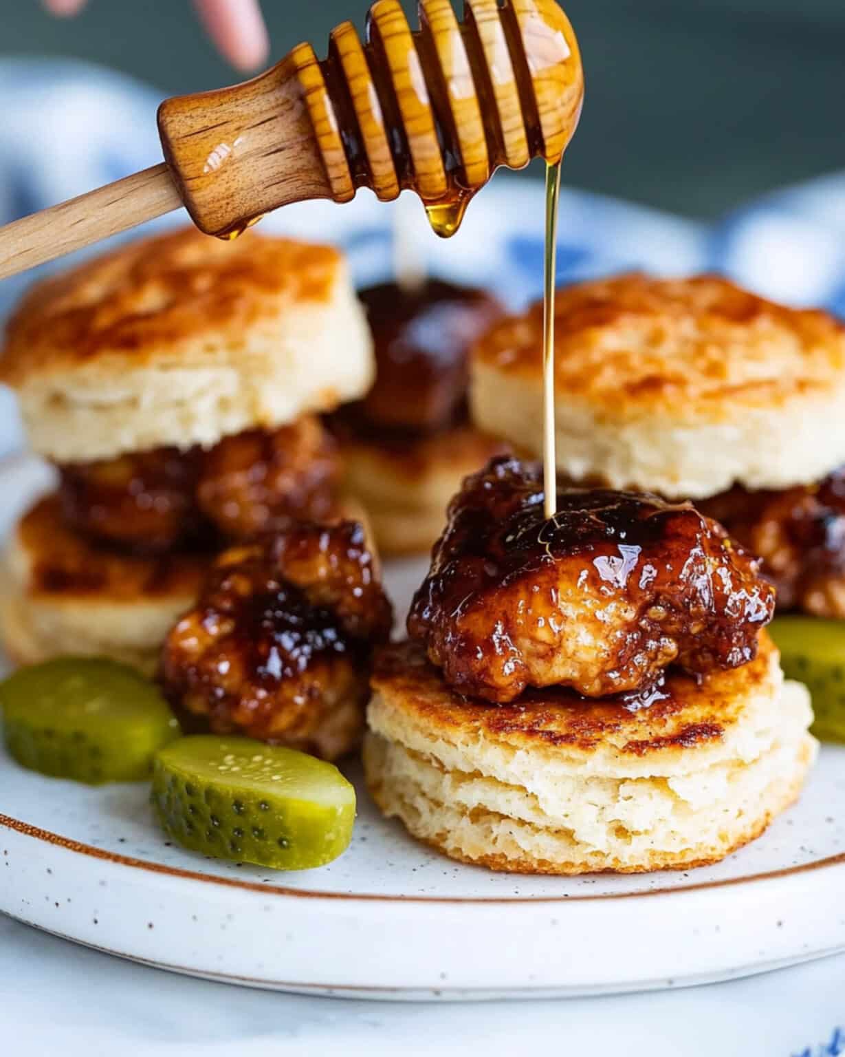 Hot Honey Chicken Biscuits Recipe