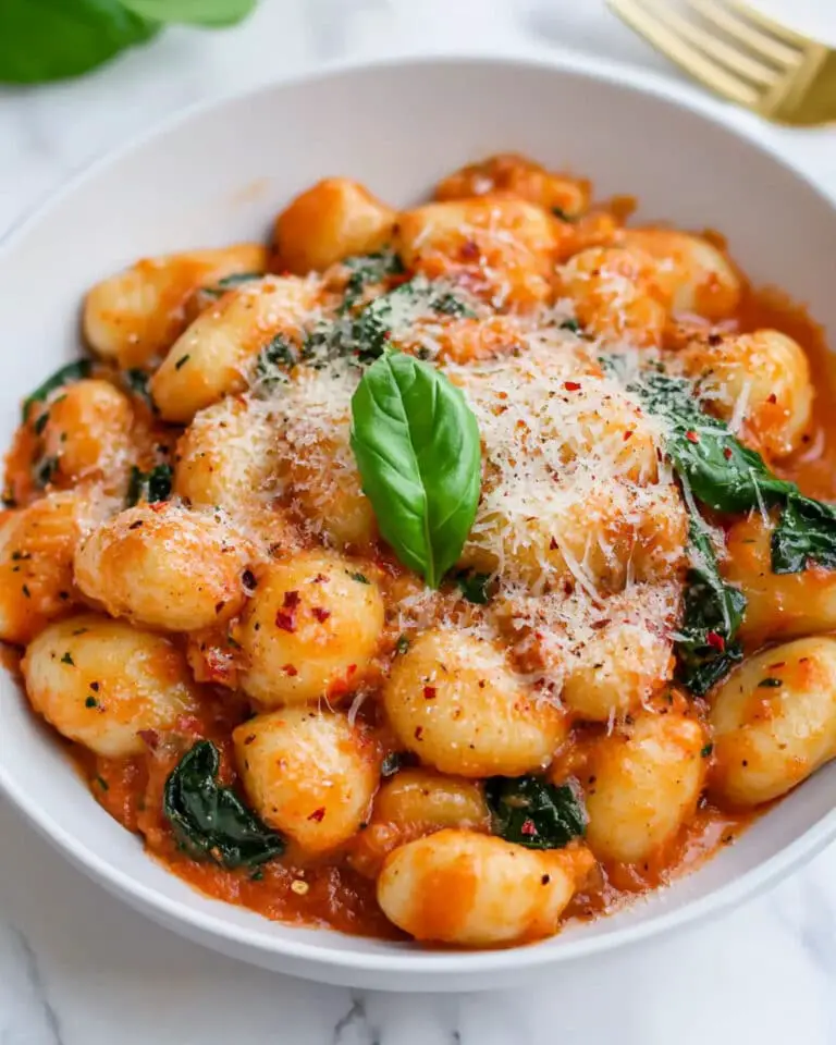 One-pan Creamy Sausage Gnocchi Recipe