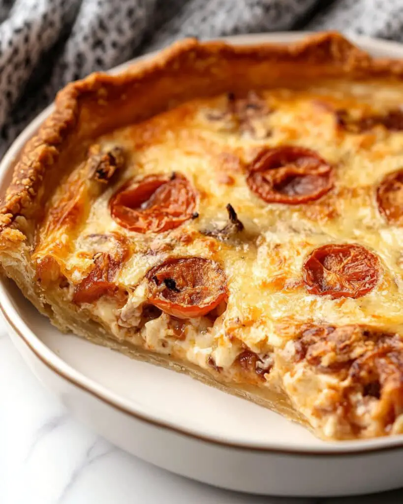 Pepperoni Pizza Quiche Recipe