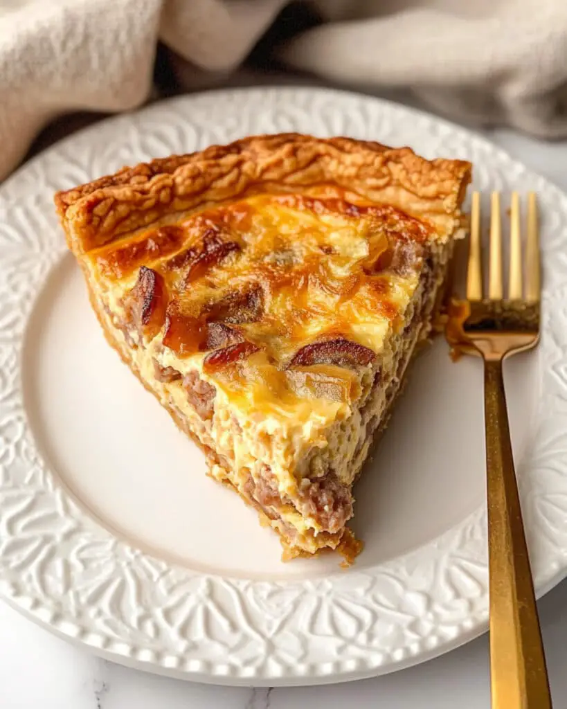 Pepperoni Pizza Quiche Recipe