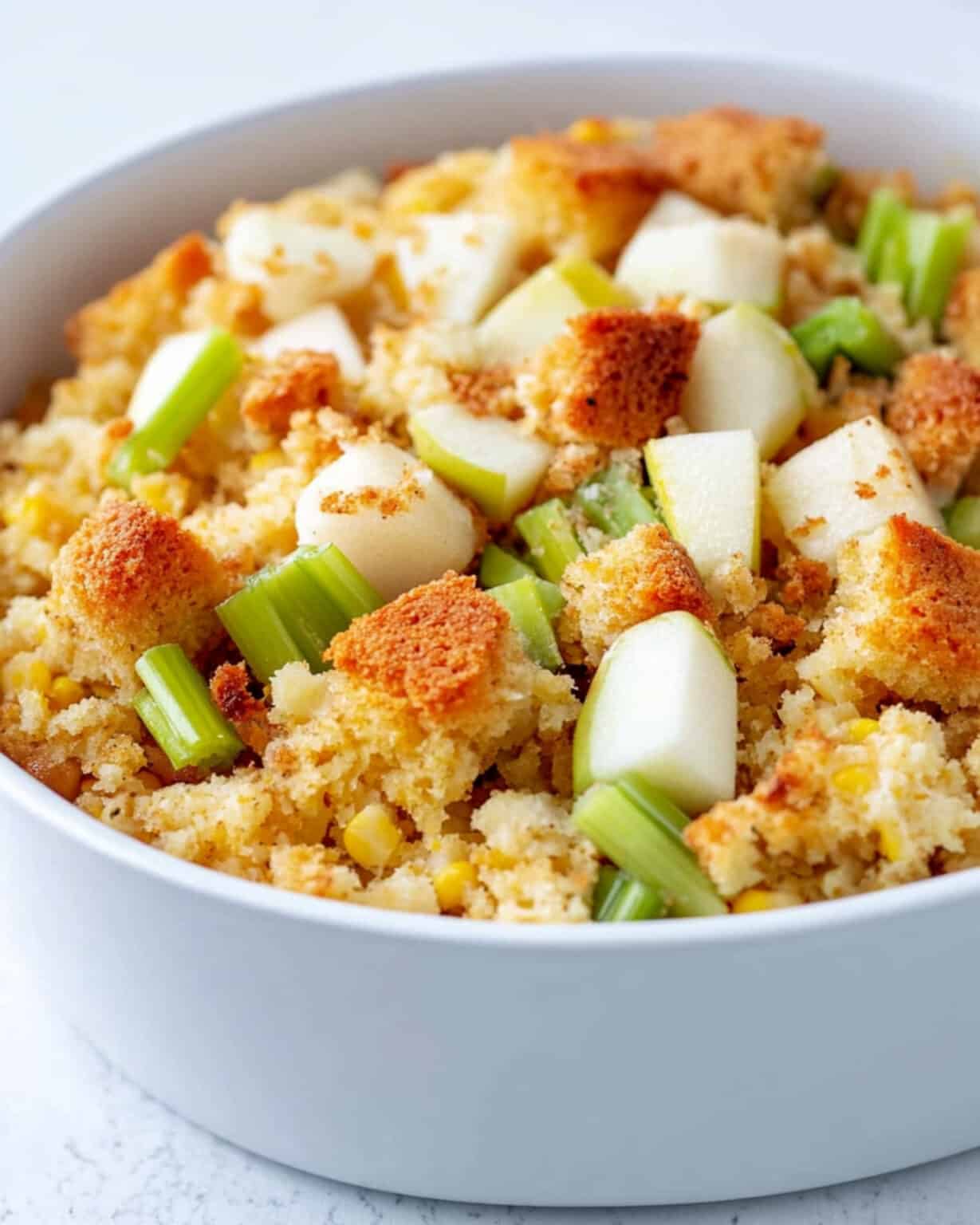 Cornbread Stuffing with Apples Recipe