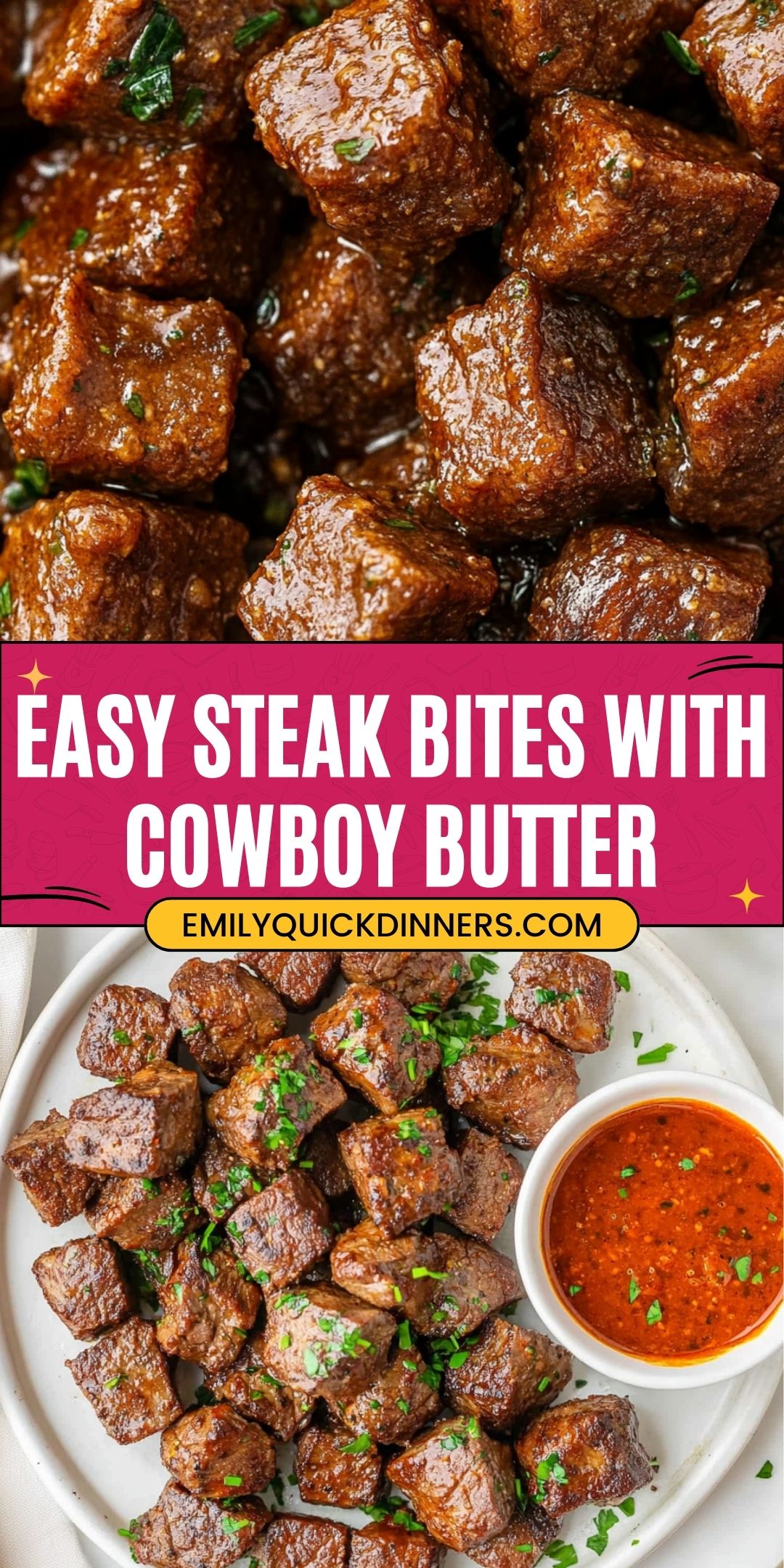 Steak Bites with Cowboy Butter Recipe