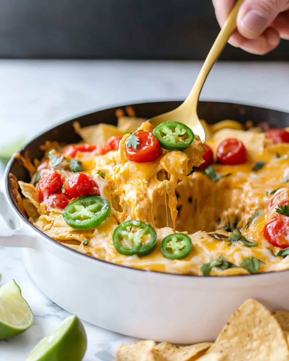 (SUPER EASY) Chicken Nacho Casserole Recipe