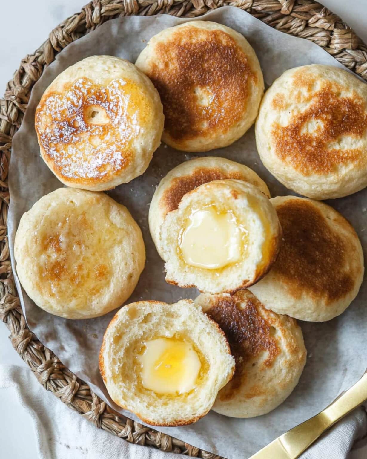 Sourdough Discard English Muffins Recipe