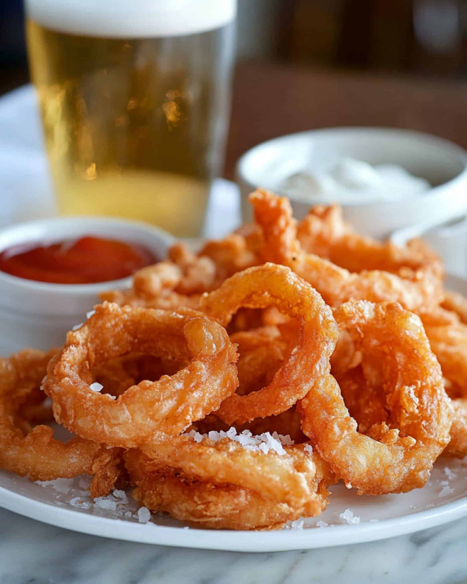 Beer-Battered Onion Rings Recipe