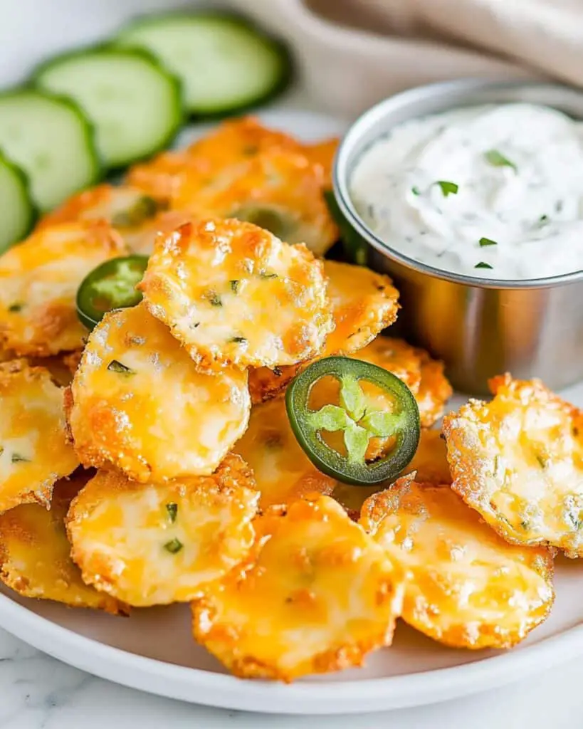 Cheesy Pickle Chips Recipe