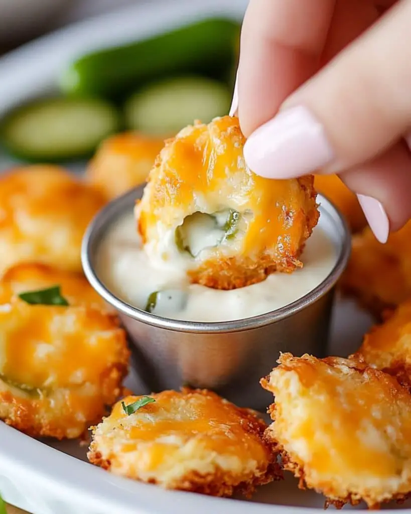 Cheesy Pickle Chips Recipe