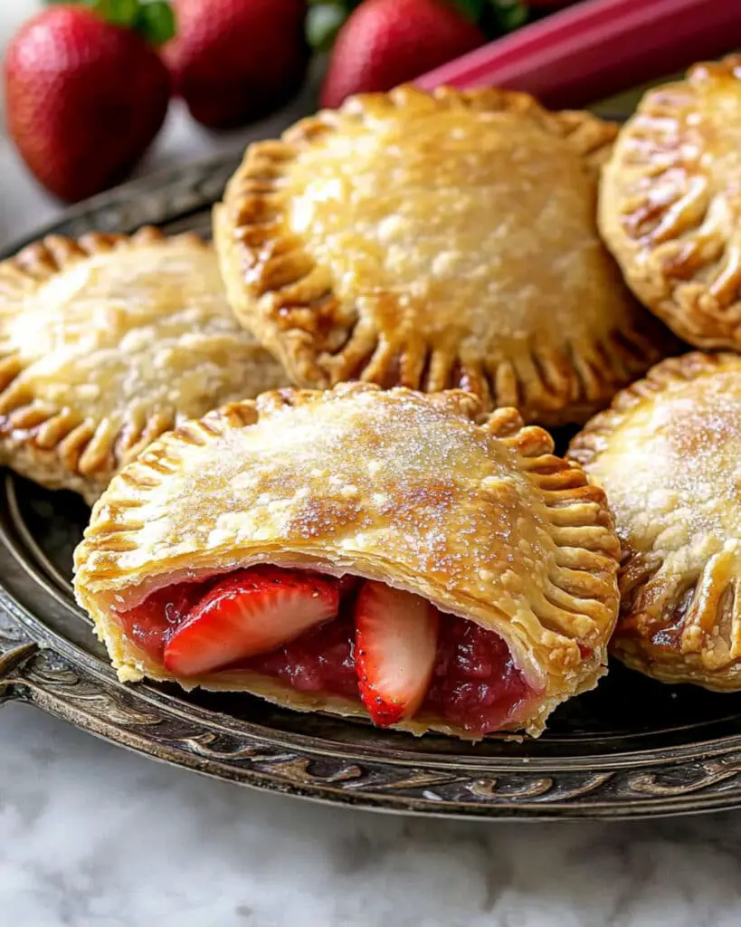 Strawberry Rhubarb Hand Pies Recipe