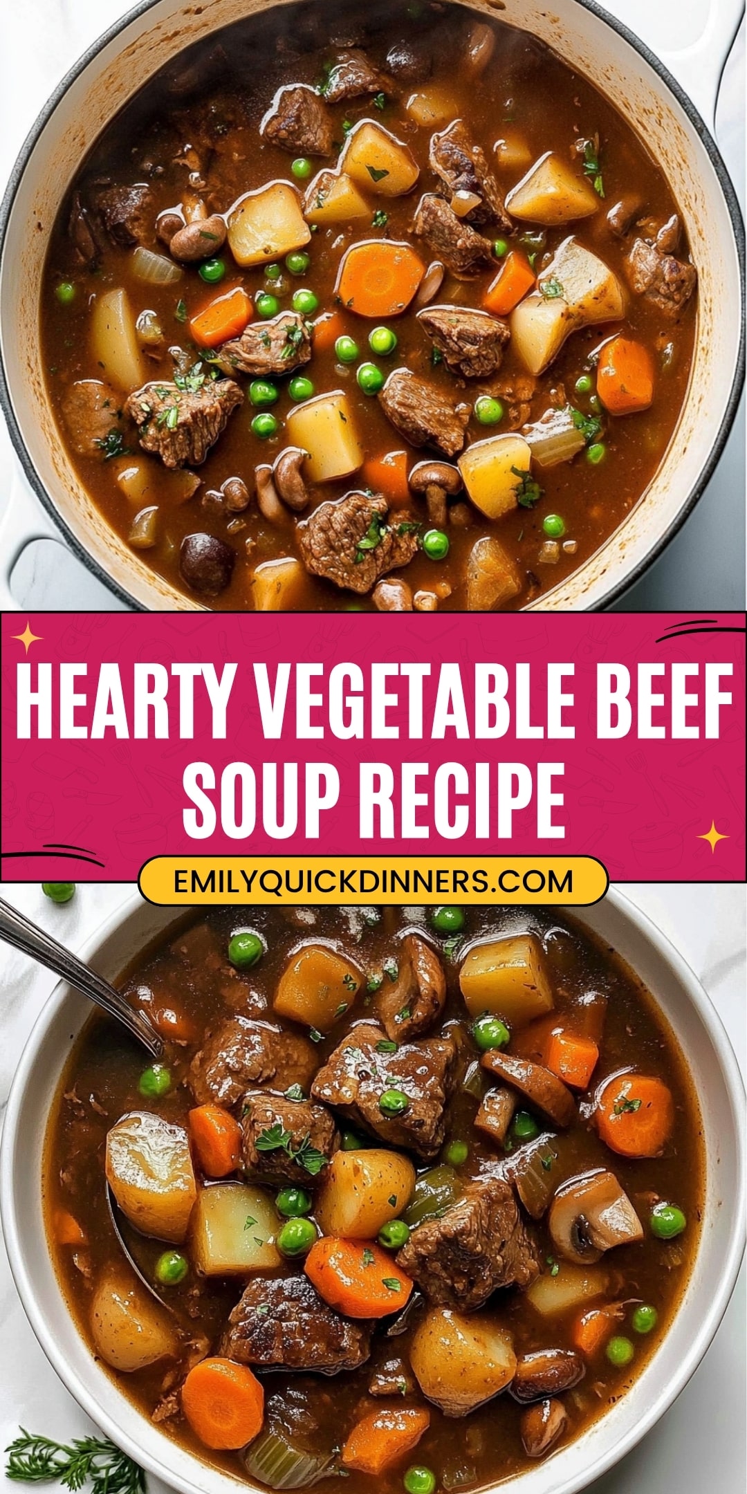 Vegetable Beef Soup: Hearty Comfort with Fall-Apart Beef