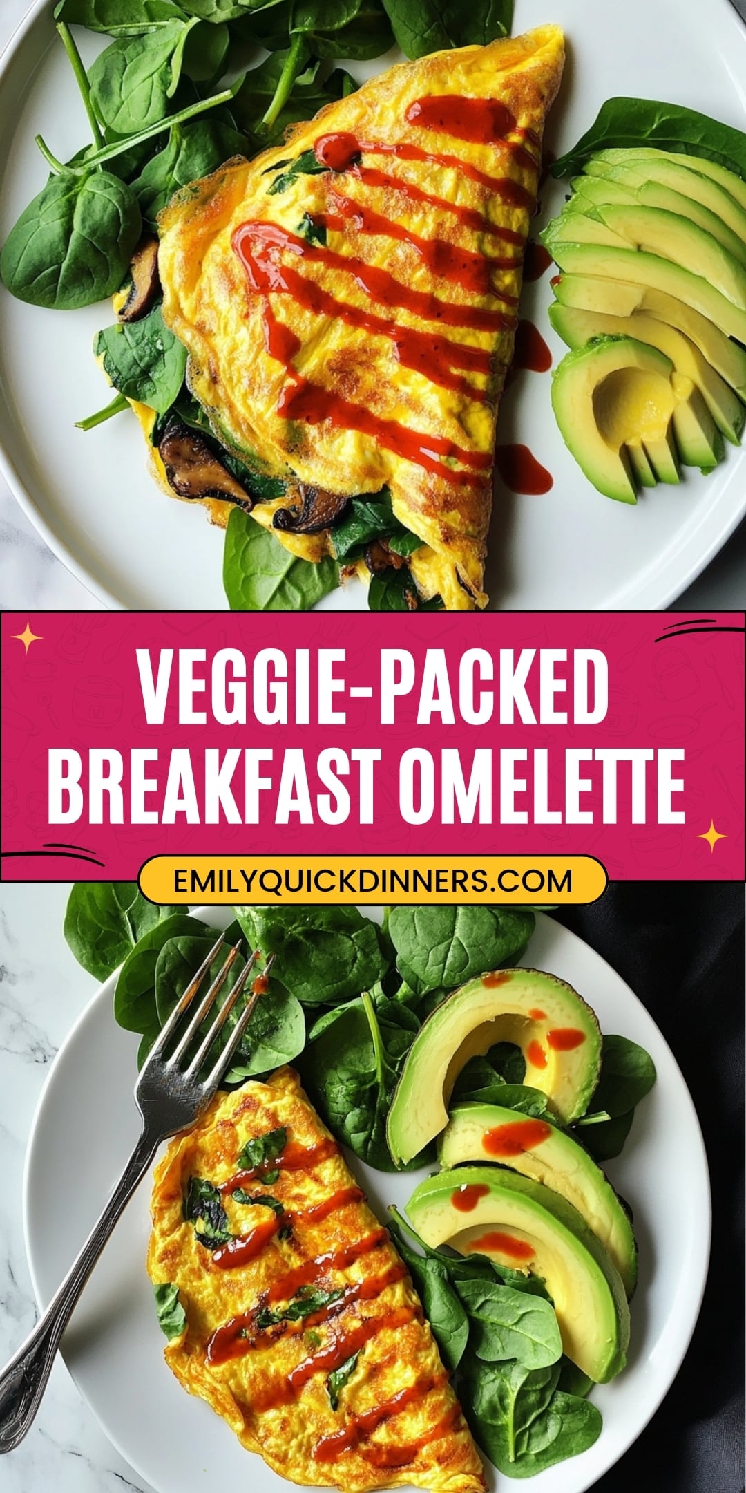 Loaded Breakfast Omelette Recipe - Hearty Morning Delight