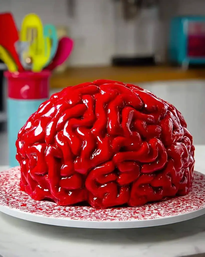 Brain Cake Recipe - Spooky Halloween Dessert Your Guests Will Love