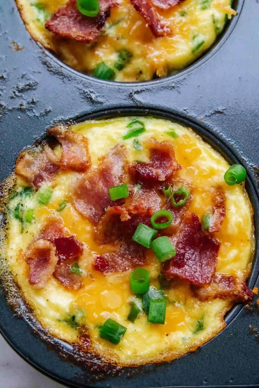 Bacon Spinach Egg Muffins – Savory Breakfast for Busy Mornings