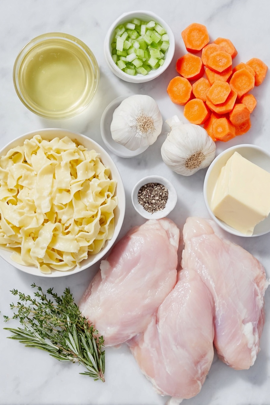 Slow Cooker Chicken Noodle Soup | Cozy & Delicious