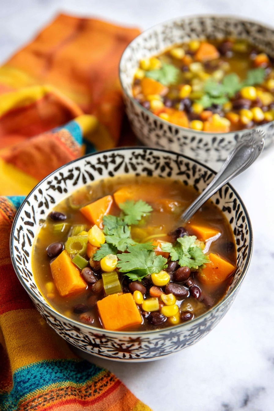 Sweet Potato Black Bean Soup: Hearty & Healthy Comfort