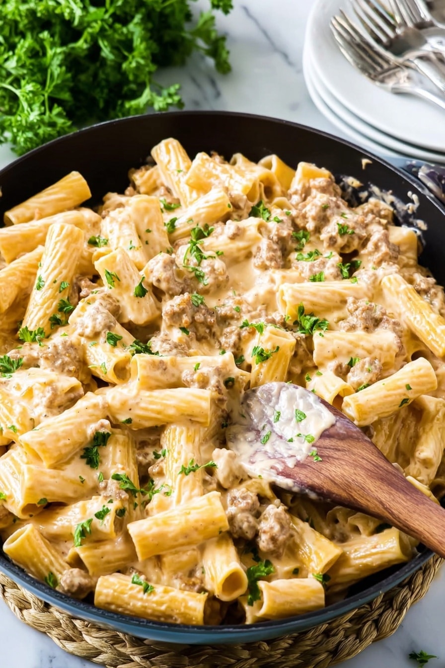 Creamy Cheeseburger Pasta: Irresistible Comfort Food
