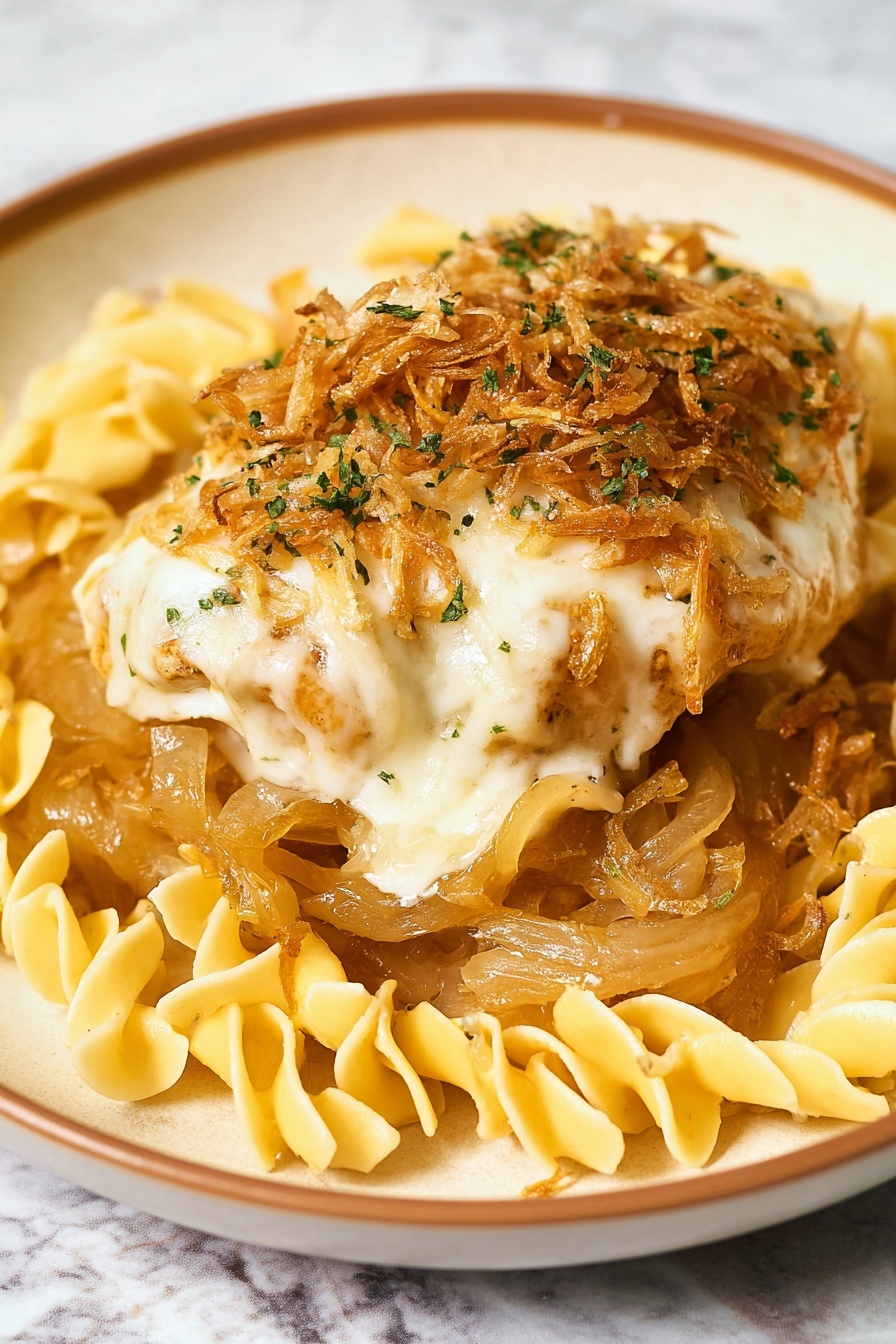 French Onion Chicken Crock Pot Recipe: Easy & Flavorful Dinner