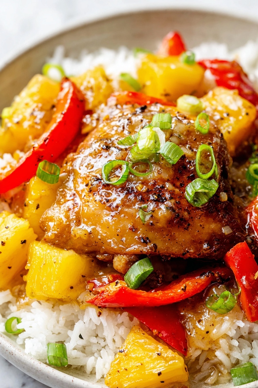 Crockpot Hawaiian Chicken - Easy Tropical Slow Cooker Dinner