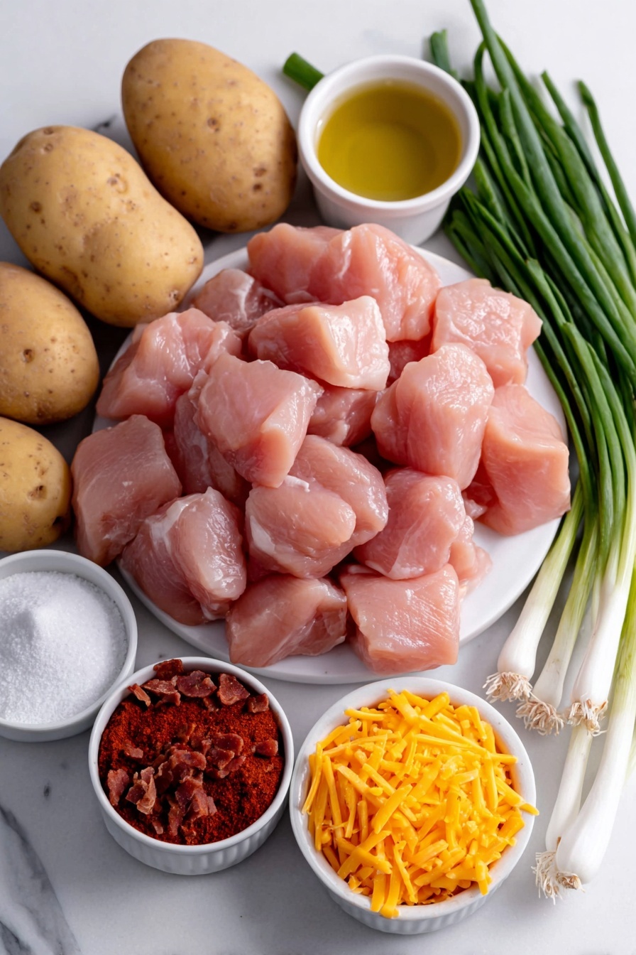 Cheesy Chicken Potato Casserole: Easy & Comforting Dinner