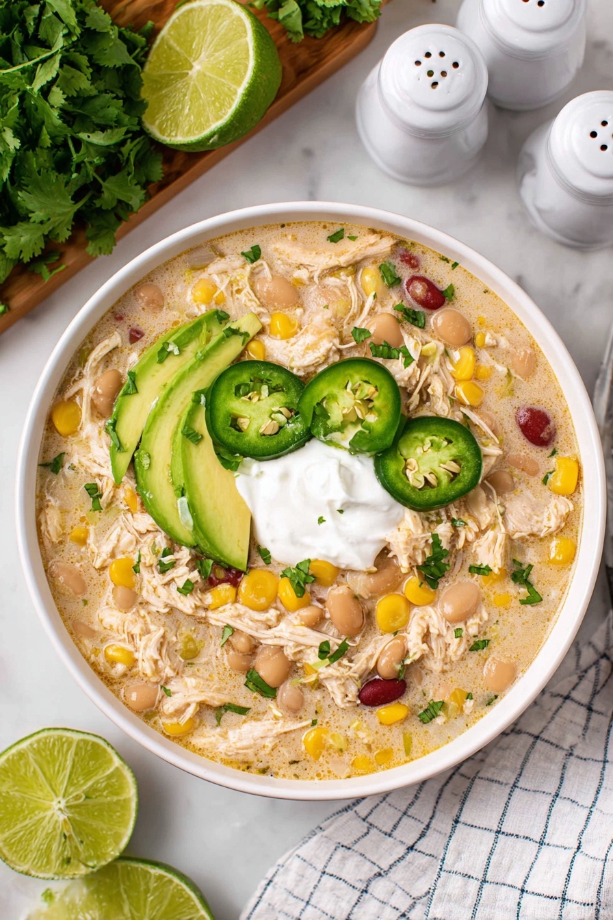 White Chicken Chili in the Crockpot – Cozy & Flavorful Tonight